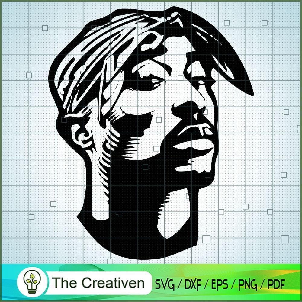 Tupac Shakur SVG, US Rapper SVG, Famous Star SVG - Premium & Original ...