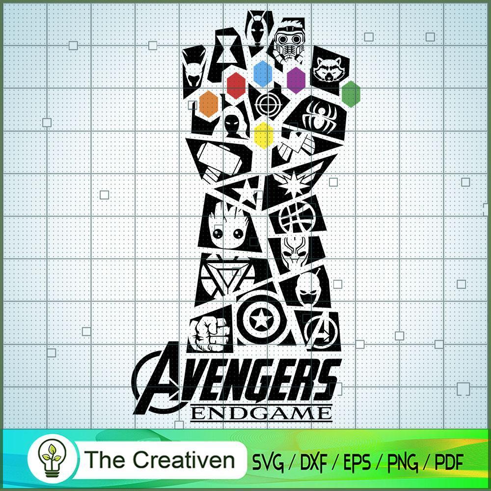 Infinity Gauntlet Avengers Endgame SVG, Avengers SVG, Movie SVG, Super ...