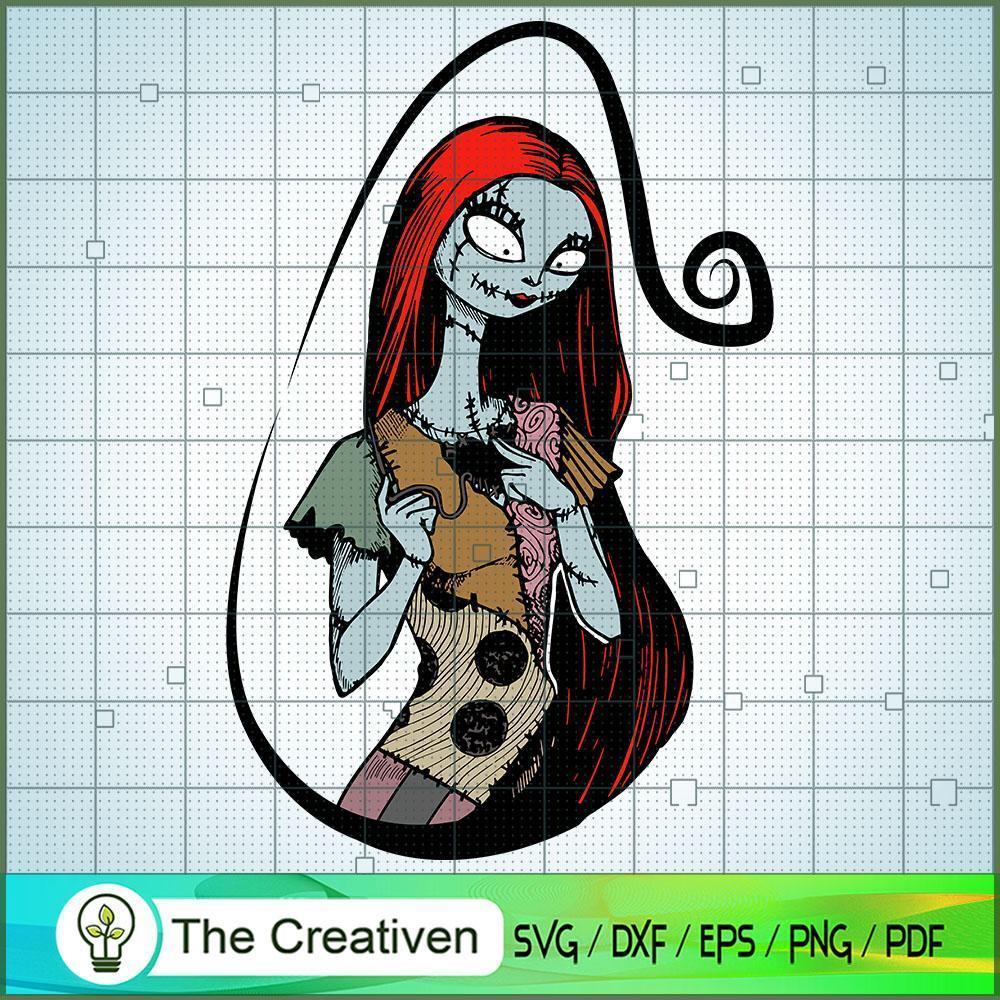 Mouse Head Sally SVG, Sally Nightmare Before Christmas SVG, Disney ...