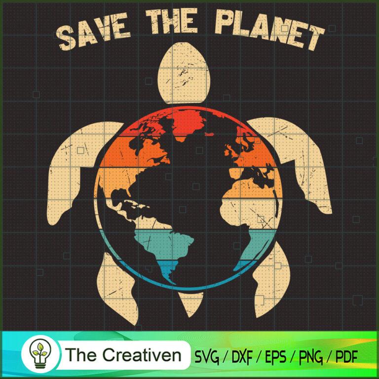 Save The Planet Earth Environment Turtle SVG , Sea Turtle Mandala SVG ...