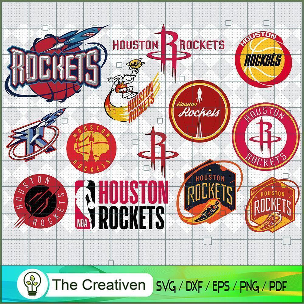 Houston Rockets Claws Logo SVG, NBA Logo SVG, NBA League SVG - Premium ...