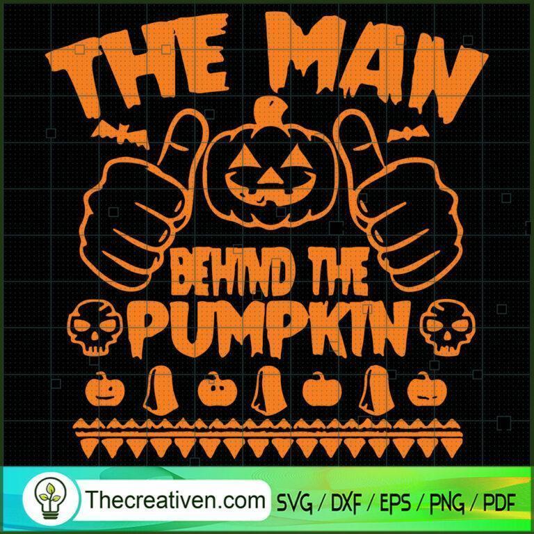 The Man Behind Pumpkin SVG, Horror SVG, Halloween SVG, Halloween Scary ...