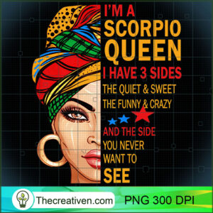Scorpio Leopard Lips Queen Zodiac PNG, Afro Women PNG, Scorpio Queen ...