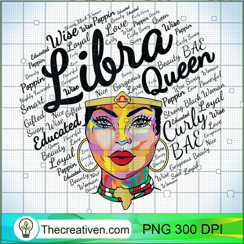 Libra Queen Astrology Sign Afro Black PNG, Afro Women PNG, Libra Queen ...