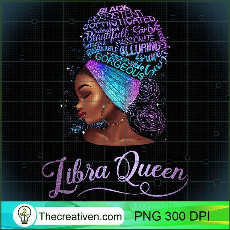 Libra Queen African Women BLM Cute Black Girl PNG, Afro Women PNG ...