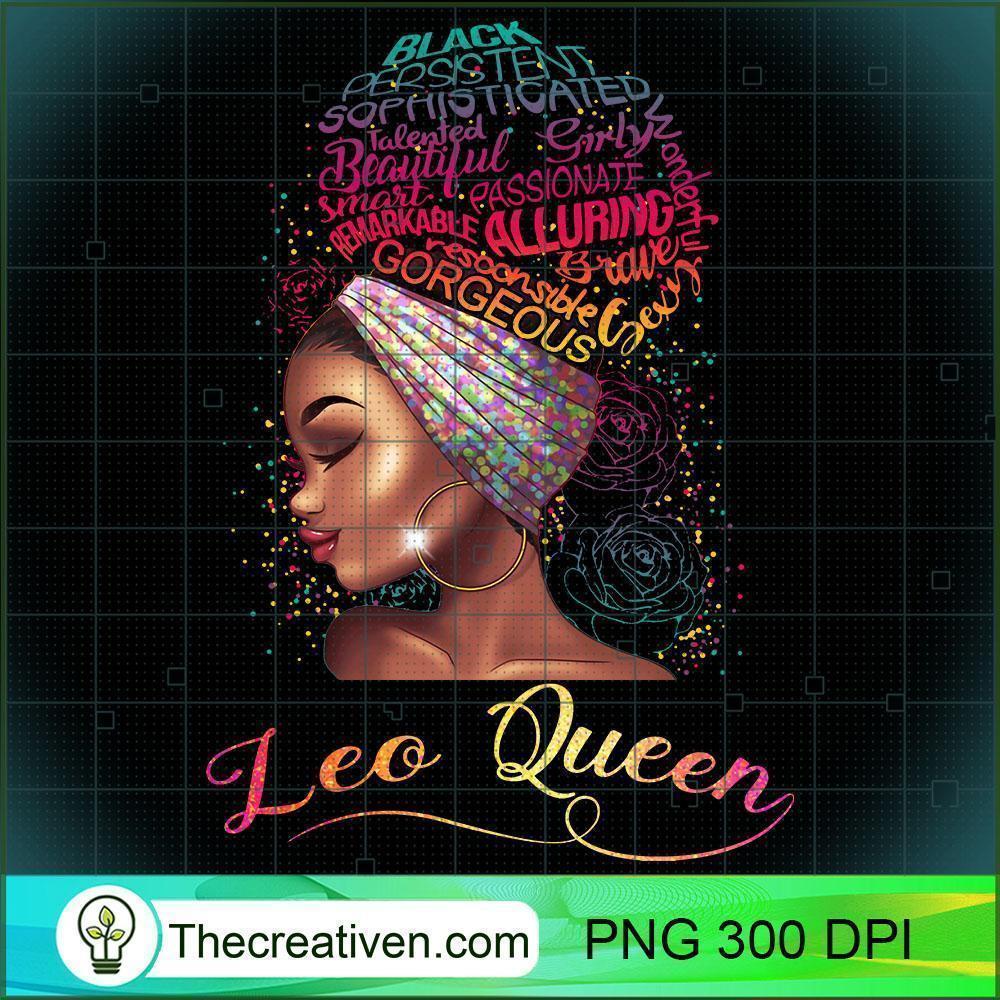 Leo Queen Afro Women Zodiac Melanin PNG, Afro Women PNG, Leo Queen PNG ...