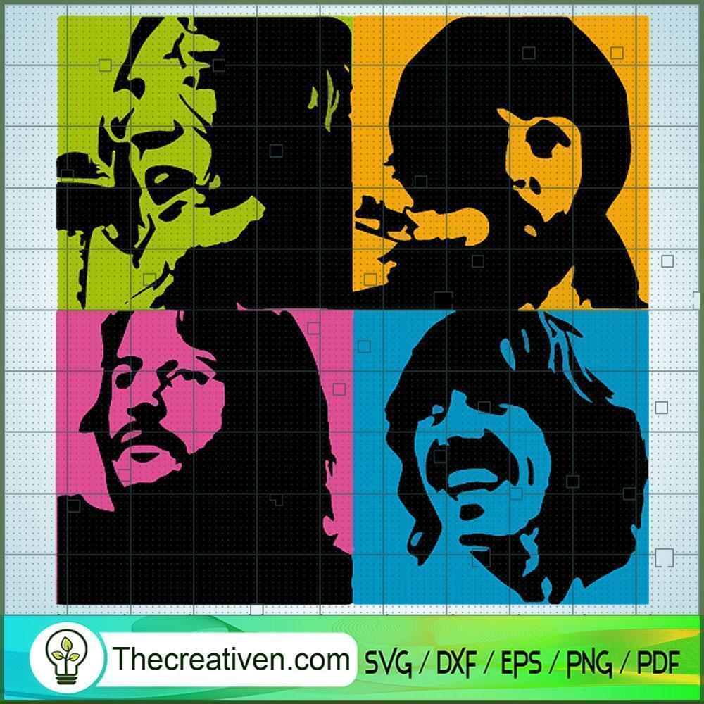 The Beatles Legend SVG, Rock Band SVG, The Beatles SVG, The Beatles The ...