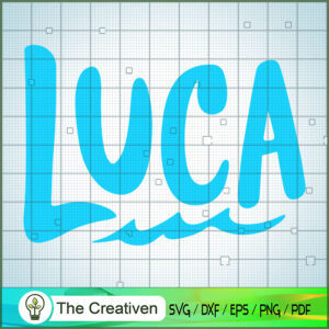 Luca Logo SVG, Luca SVG, Cartoon SVG - Premium & Original SVG Cut Files