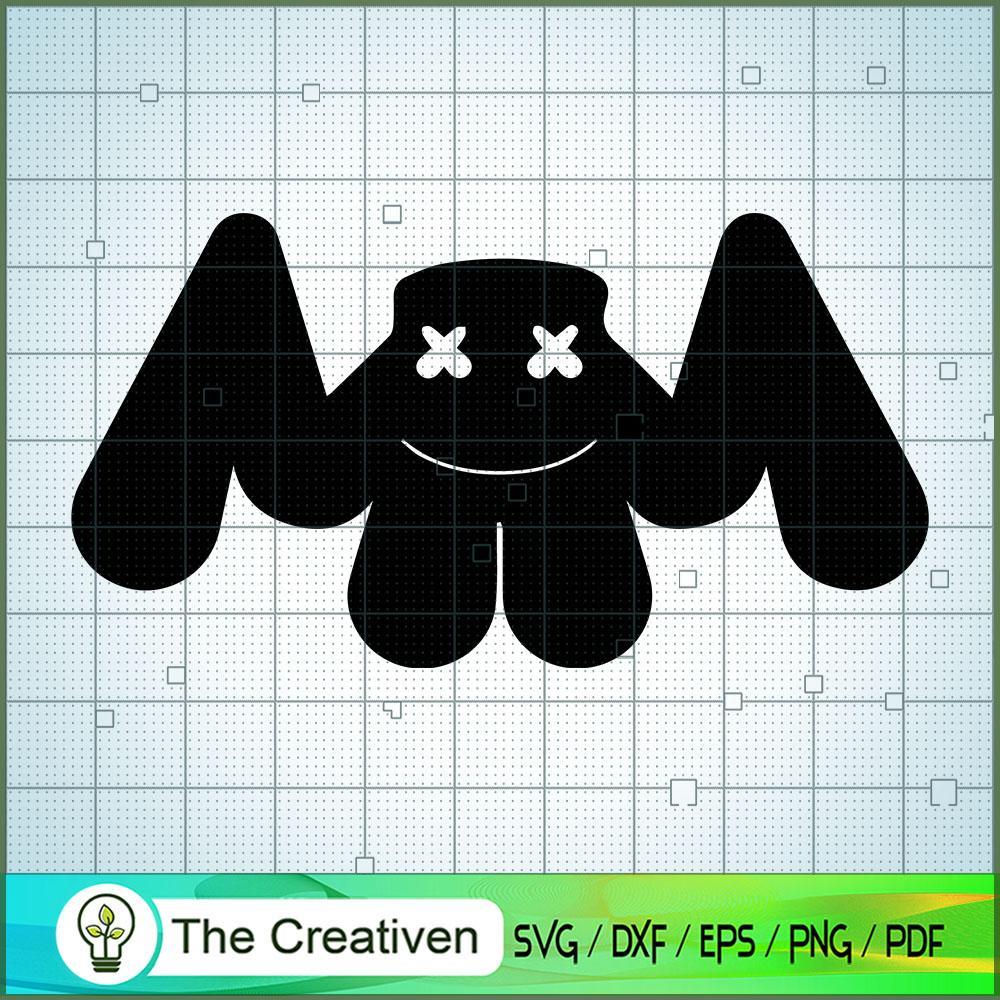 Marshmello Face SVG, Marshmello SVG, DJ SVG, Producer SVG - Premium ...