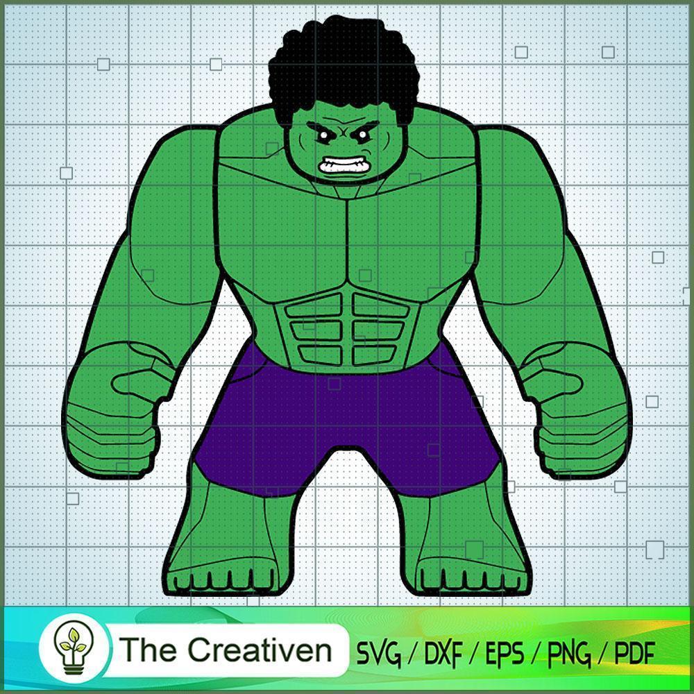 Green Hulk Lego SVG, Hulk SVG, The Avengers SVG, Marvel SVG - Premium ...