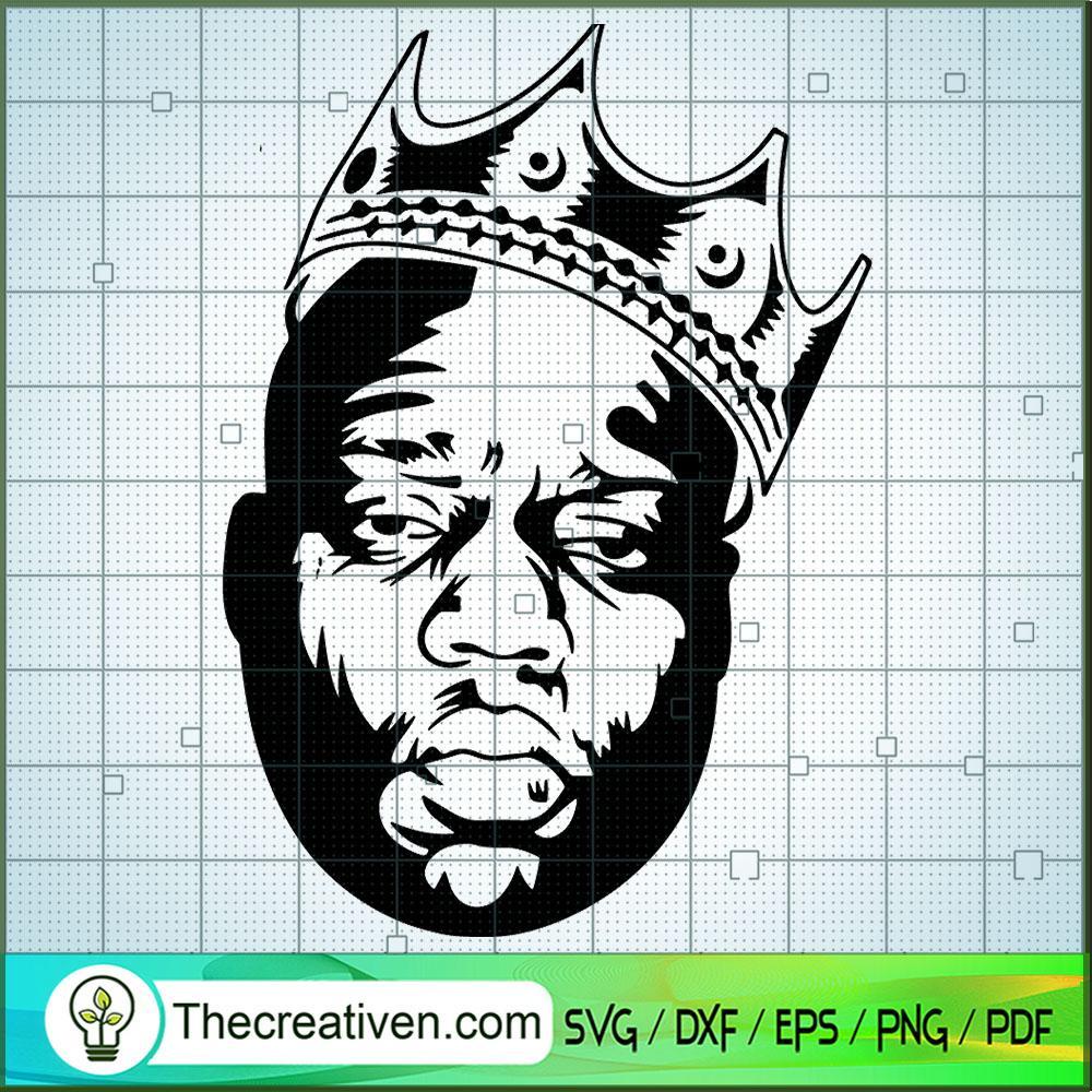Biggie Small SVG, Rapper SVG, The Notorious B.I.G SVG - Premium ...