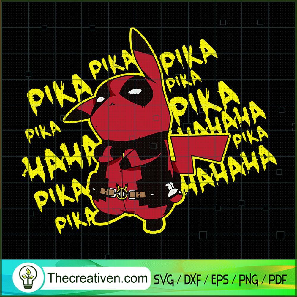 Pika Pika Pika Pikachu Dead Pool SVG, Pokemon SVG, Pokemon Ball SVG ...