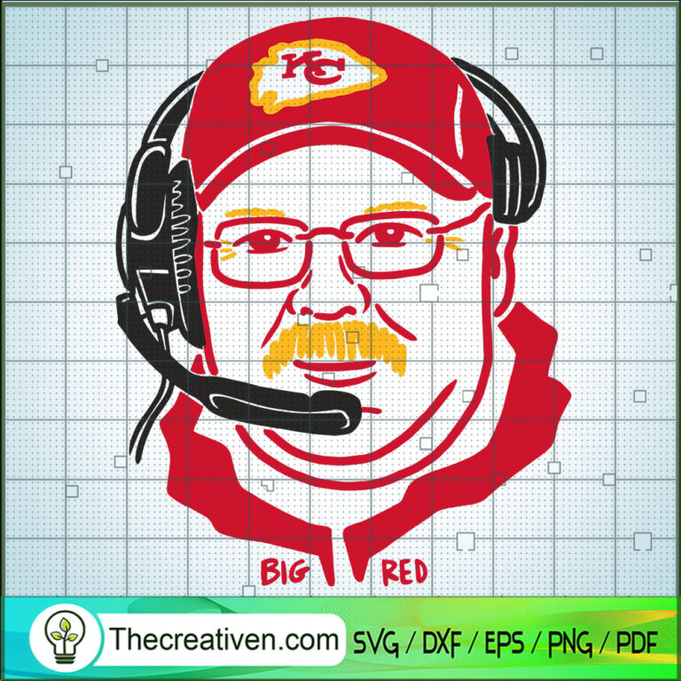 Big Red SVG, Kansas City Chiefs SVG, Andy Reid SVG - Premium & Original ...