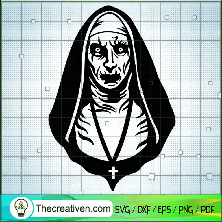 Scary Valak SVG, The Nun Movie SVG, The Conjuring SVG, Valak SVG ...