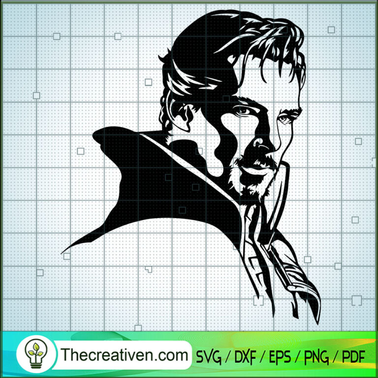 Dr Strange Face SVG, Avengers SVG, Marvel SVG - Premium & Original SVG ...
