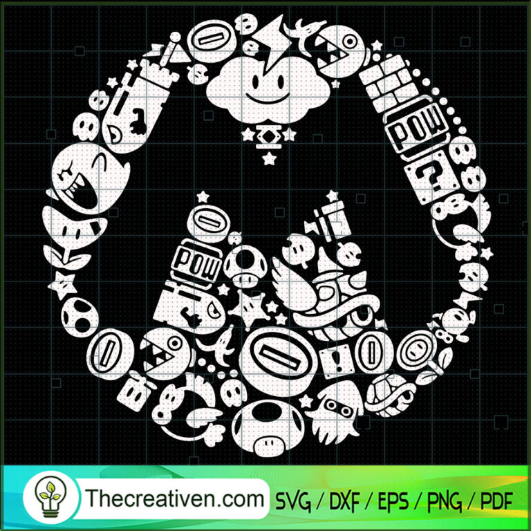 M Word Super Mario SVG, Mario Bros SVG, Super Luigi SVG - Premium ...