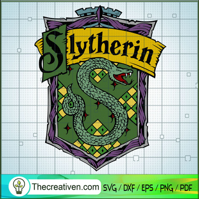 Slytherin Logo SVG, Harry Potter SVG, Hogwarts Slytherin SVG - Premium ...