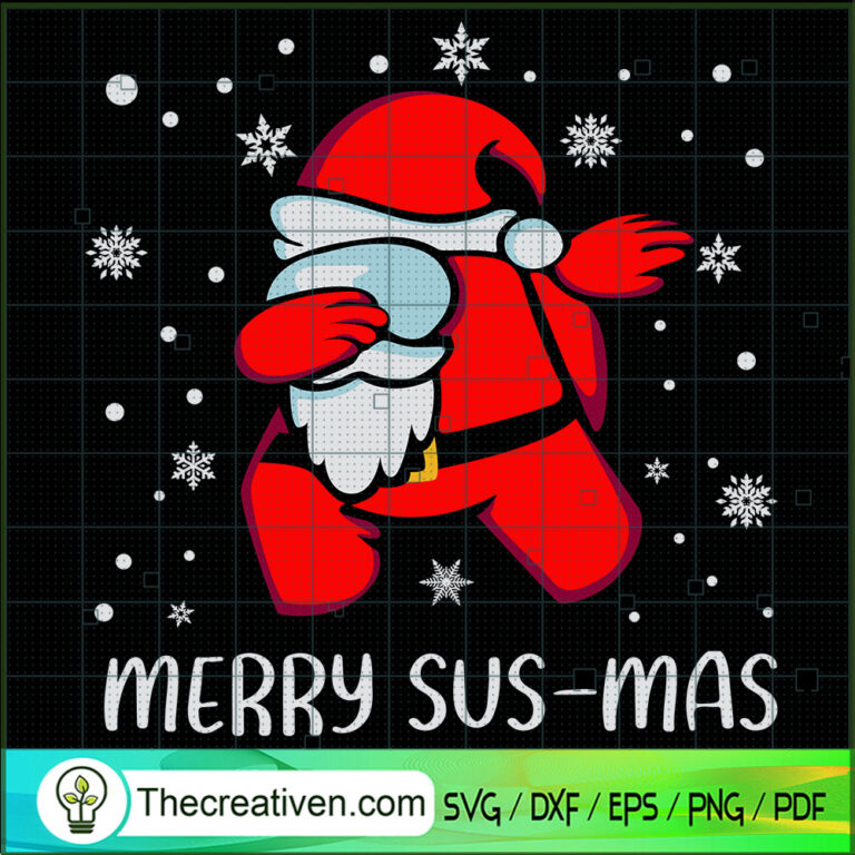 Merry Sus Mas SVG, Gaming Christmas SVG, Among Us Christmas SVG ...