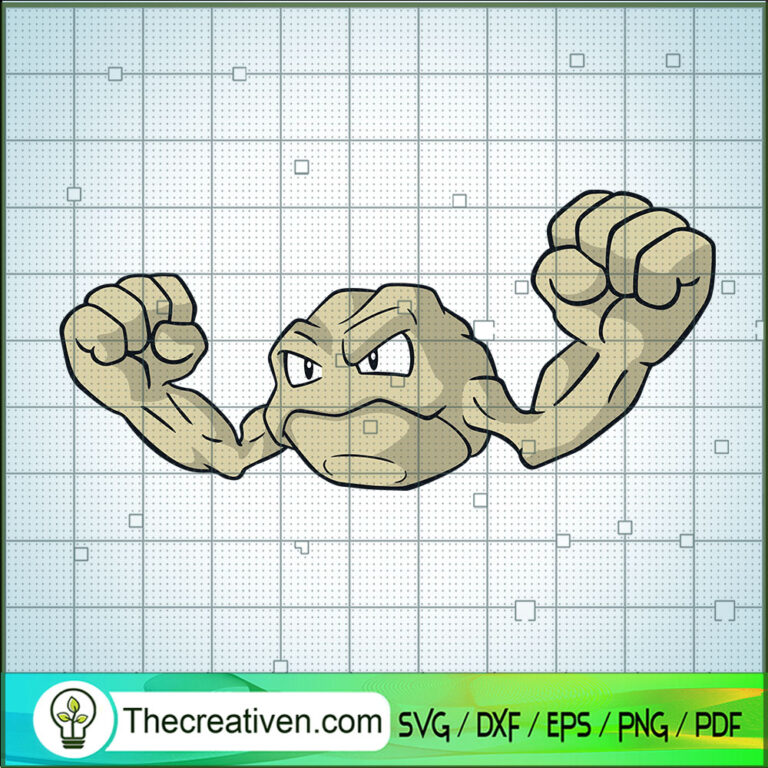 Geodude Pokemon SVG, Pokemon Dex SVG, Pokemon SVG - Premium & Original ...
