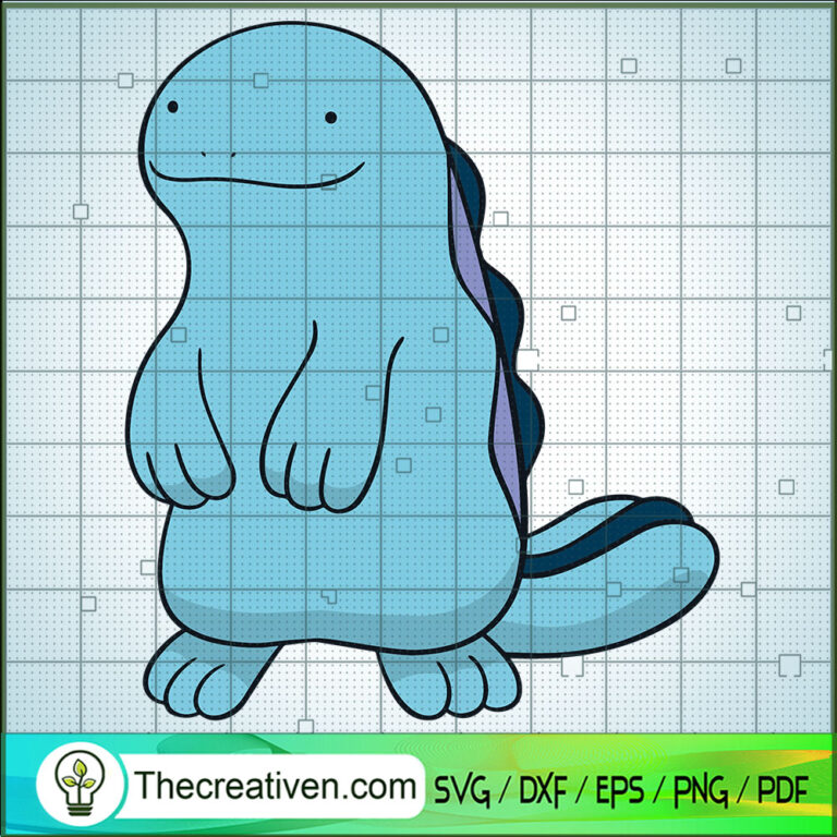 Quagsire Pokemon SVG, Pokemon Dex SVG, Pokemon Cartoon SVG - Premium ...