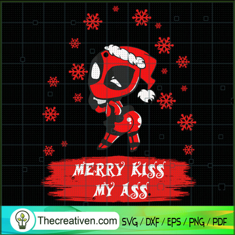 Merry Xmas Deadpool SVG, Marvel Comics Xmas SVG, Deadpool Christmas SVG ...