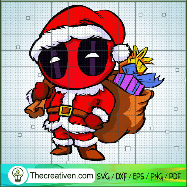Santa Deadpool Christmas SVG, Deadpool SVG, Marvel Christmas SVG ...