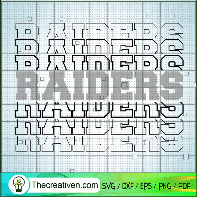 Raiders SVG, Sports Team SVG, Raiders Words SVG - Premium & Original ...