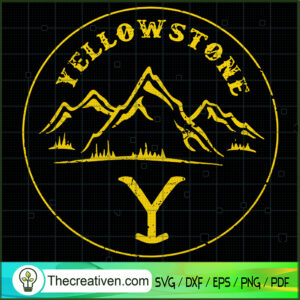 Logo Yellowstone SVG, Yellostone Movies SVG, Yellowstone SVG - Premium ...