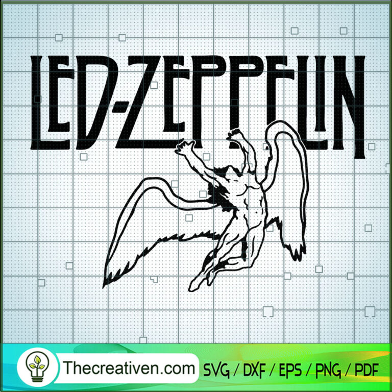 Led Zeppelin SVG, Rock Band SVG, Love Rock SVG - Premium & Original SVG ...