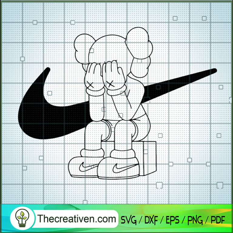 KAWS X Nike SVG, Nike Kaws SVG, Nike SVG - Premium & Original SVG Cut Files
