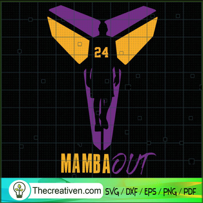 Mamba Out SVG, Kobe Bryant SVG, Basketball SVG - Premium & Original SVG ...