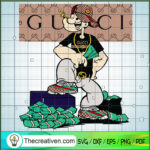 Popeye Gucci Cool SVG, Popeye Disney SVG, Gucci SVG - Premium ...
