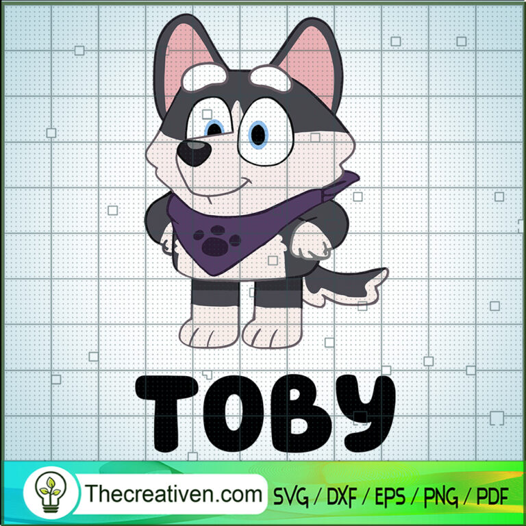 Bluey Toby SVG, Sadie SVG, Bluey Cartoon SVG - Premium & Original SVG ...