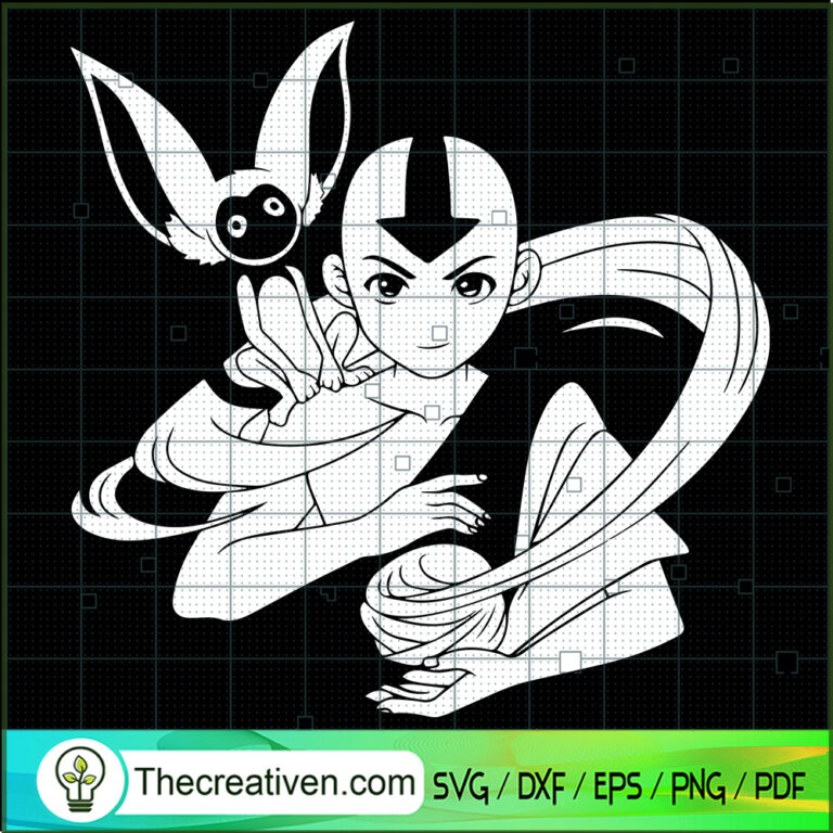 Aang Avatar SVG, Avatar The Last Airbender SVG, Avatar SVG - Premium ...