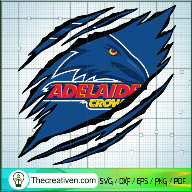 Adelaide Crows Claws Logo SVG, NFL Logo SVG, NFL Football SVG - Premium ...