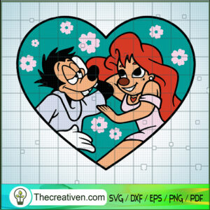 Max And Roxanne SVG, A Goofy Movie SVG, Disney Cartoon SVG - Premium ...