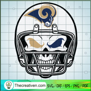 Rams Skull SVG, Los Angeles Rams SVG, American Football SVG - Premium ...