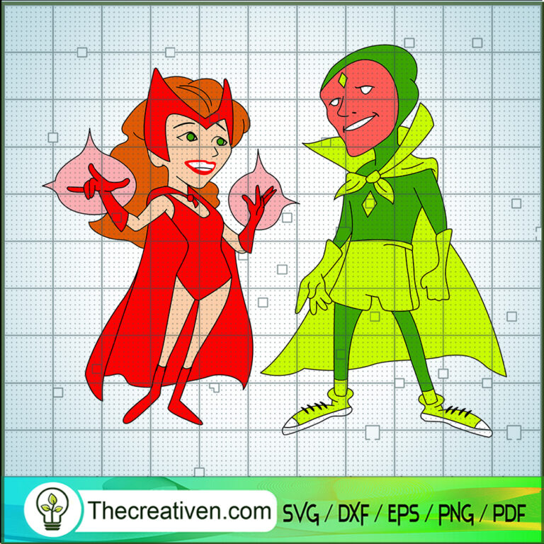 Wanda And Vision SVG, Super Hero SVG, Marvel SVG - Premium & Original ...