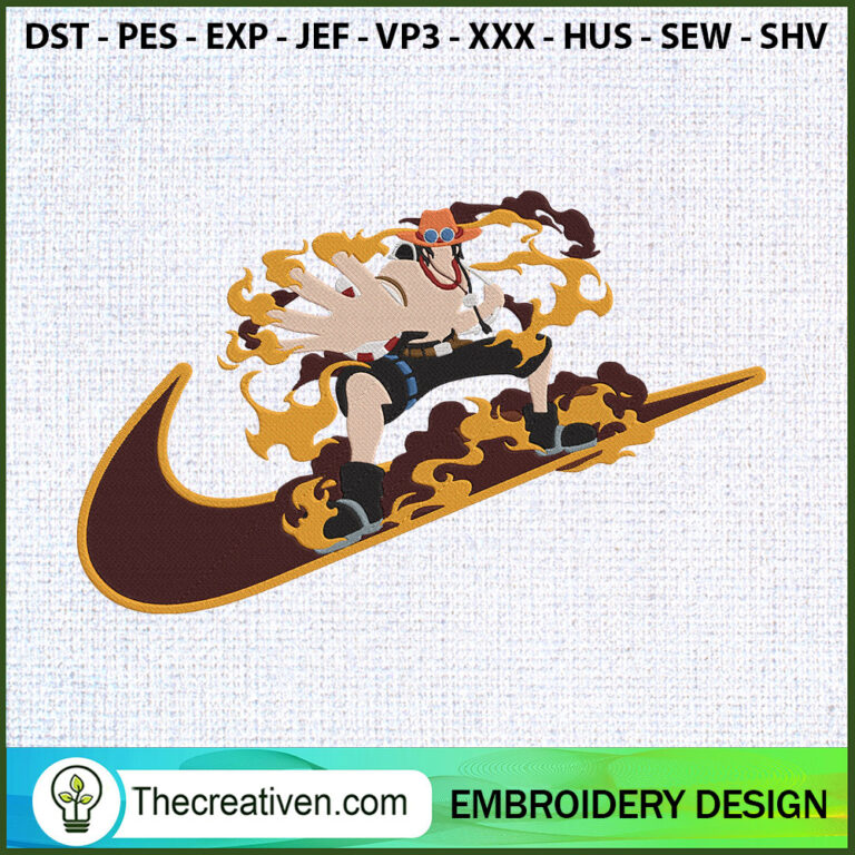 Nike X Ace Attack Embroidery Designs, Nike Machine Embroidery Design ...