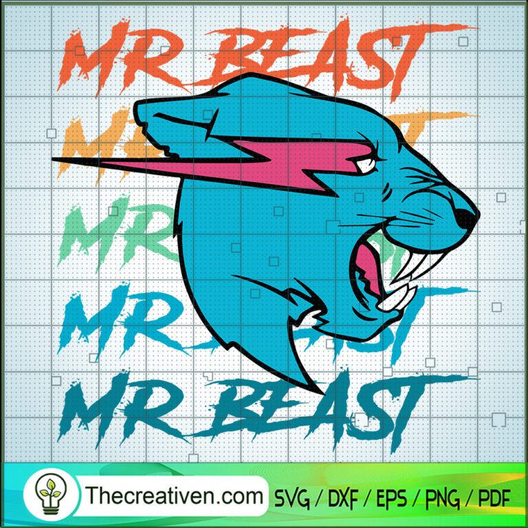 Mr.Beast Logo SVG, Jaguar SVG, Beast Head SVG - Premium & Original SVG ...