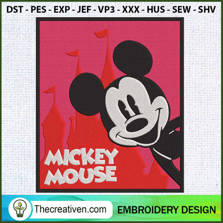 Disney Mickey Poster Embroidery Designs, Disney Mickey Machine ...