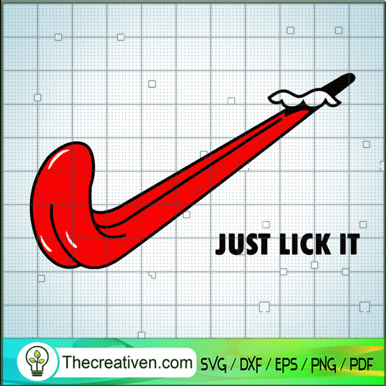 Nike Logo SVG, Nike Cartoon SVG, Just Lick It SVG - Premium & Original ...