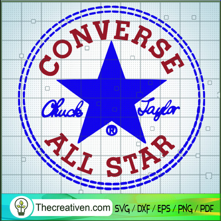 Converse Chuck Taylor All Star Logo SVG, Converse Logo SVG, Converse ...