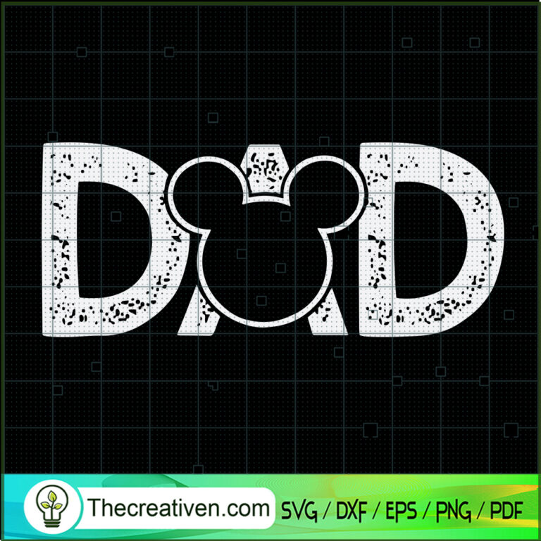 Disney Mickey Dad SVG, Mickey Mouse Dad SVG, Happy Father's Day SVG ...
