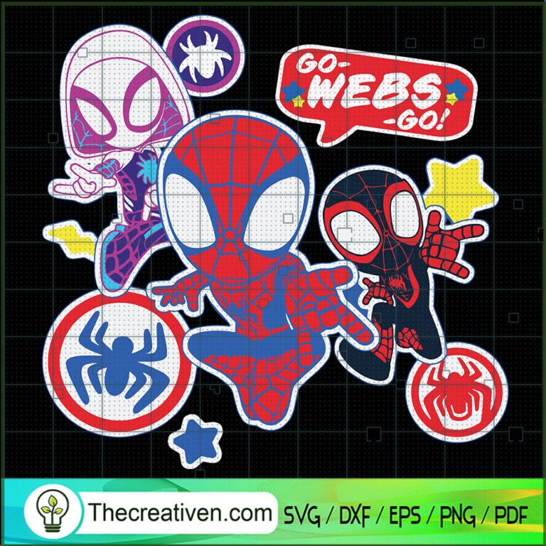 Cute Chibi Spider-man SVG, Kids Marvel Spider SVG, Boys SVG - Premium ...