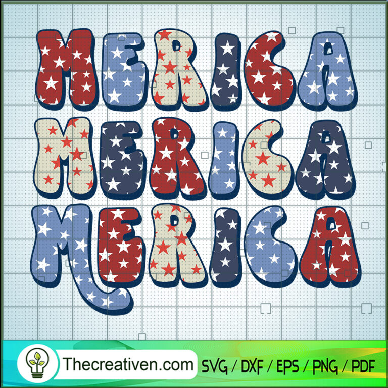 Merica Merica Merica SVG, Merica Star SVG, America SVG - Premium ...