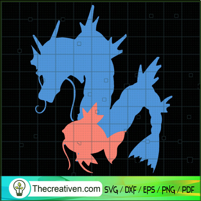 Magikarp And X Gyarados SVG, Pokemon Dex SVG, Pokemon SVG - Premium ...