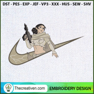 Nike X Padme Amidala Embroidery Designs, Star Wars Machine Embroidery ...