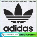 Adidas Logo Embroidery Designs, Adidas Logo Machine Embroidery Design ...