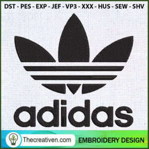 Adidas Logo Embroidery Designs, Adidas Logo Machine Embroidery Design ...